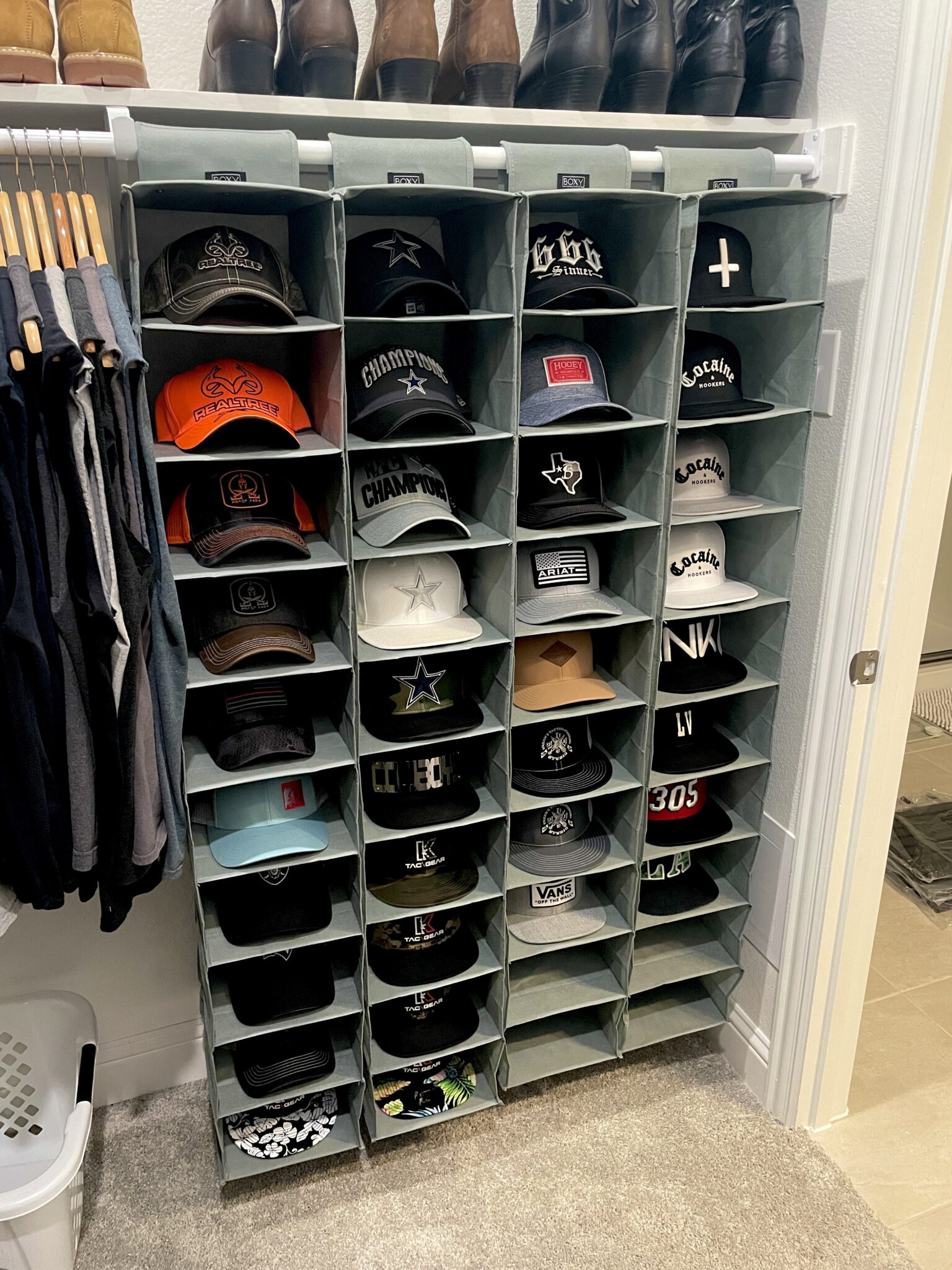 19 Clever Hat Storage Ideas to Keep Your Hats Tidy - Addicted To ...