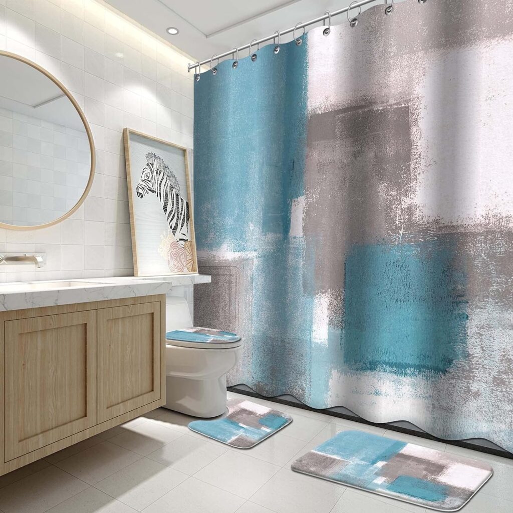19 Small Bathroom Shower Curtain Ideas for a Modern Look - Addicted To ...