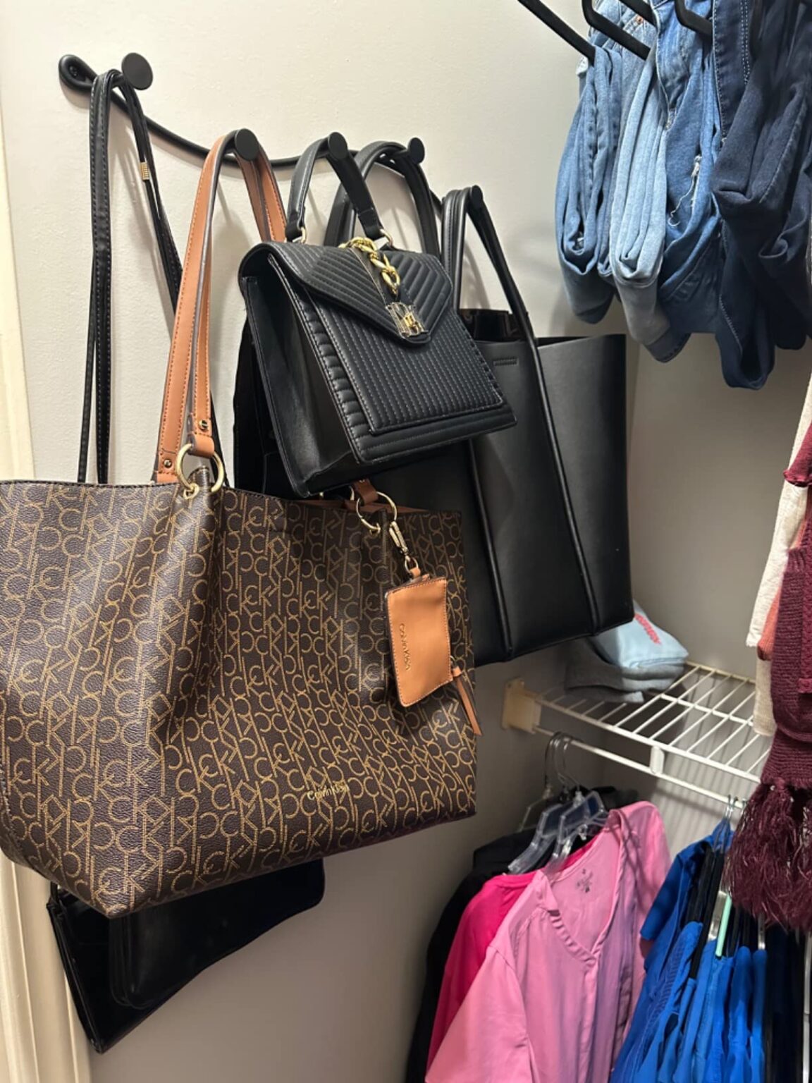 21 Clever Purse Storage Ideas for Small Spaces - Addicted To Organization