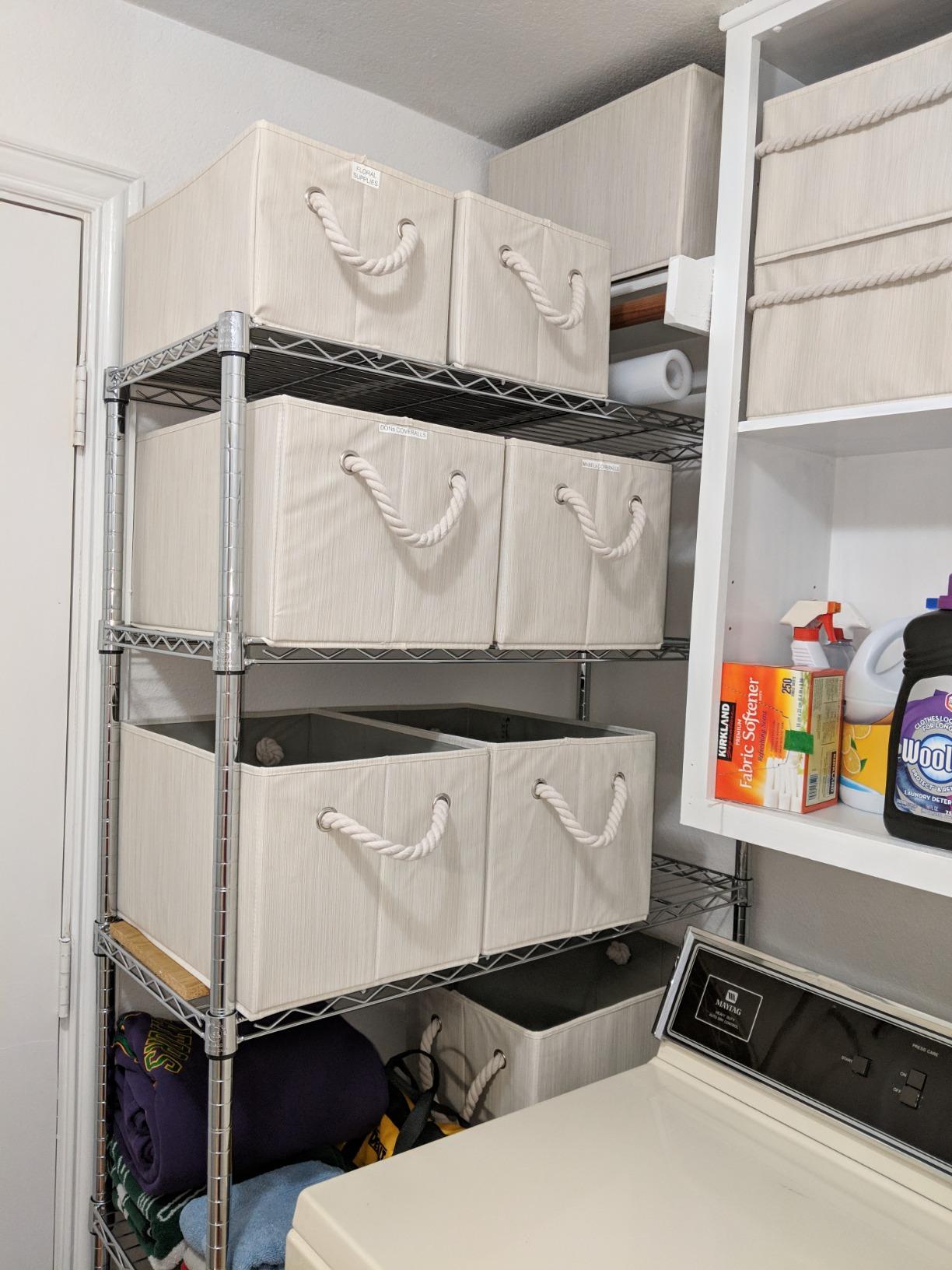 32 Brilliant Laundry Room Storage Ideas for Small Spaces - Addicted To Organization