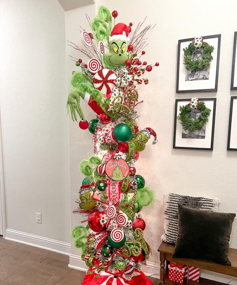 35 Playful Grinch Christmas Tree Ideas for 2024 - Addicted To Organization