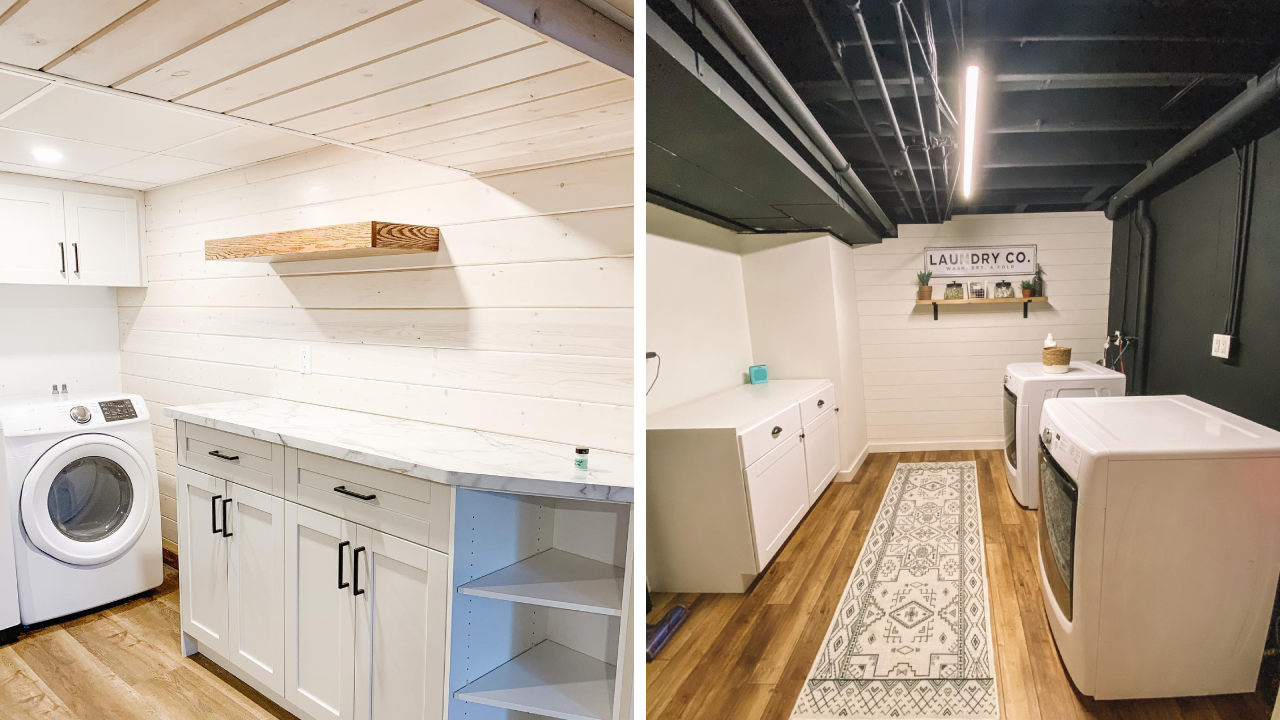 35 Creative Basement Laundry Room Ideas You’ll Want - Addicted To ...