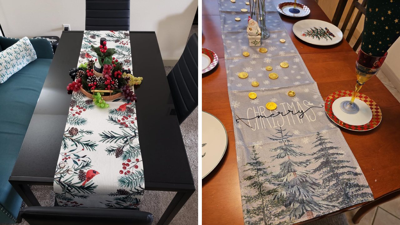 34 Trendy Christmas Table Runner Ideas for 2024 - Addicted To Organization