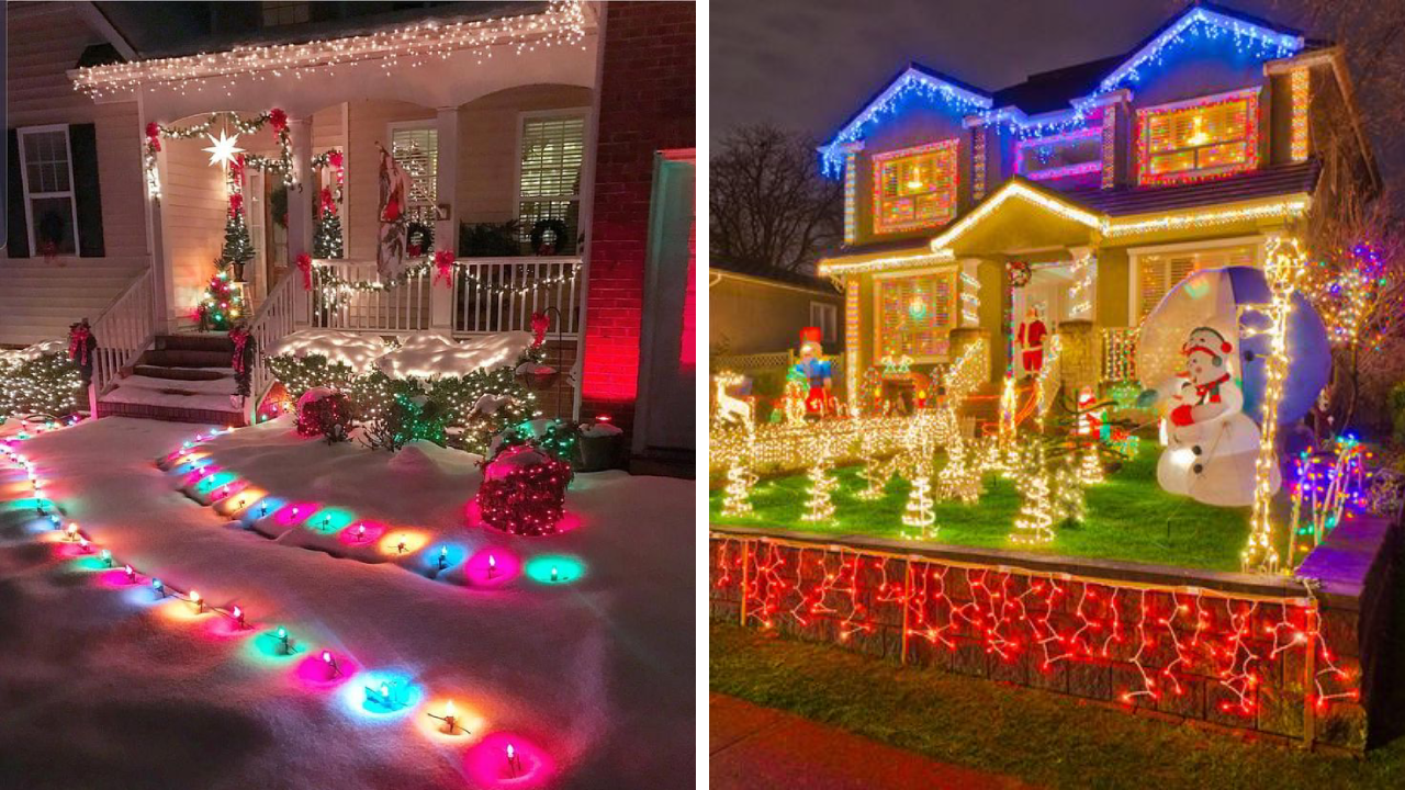 58 Outdoor Christmas Lights Ideas to Wow Your Neighbors - Addicted To ...