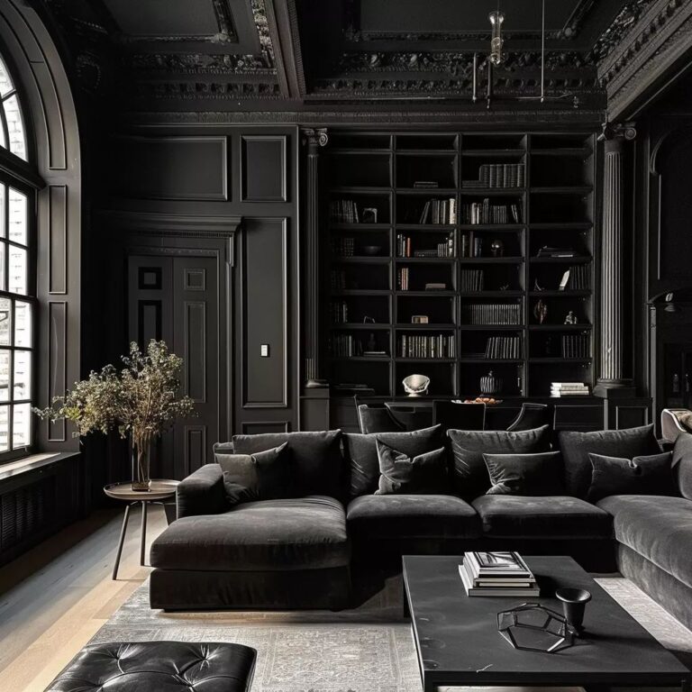 35 Trendy Black Living Room Ideas You Need to Try Today - Addicted To ...