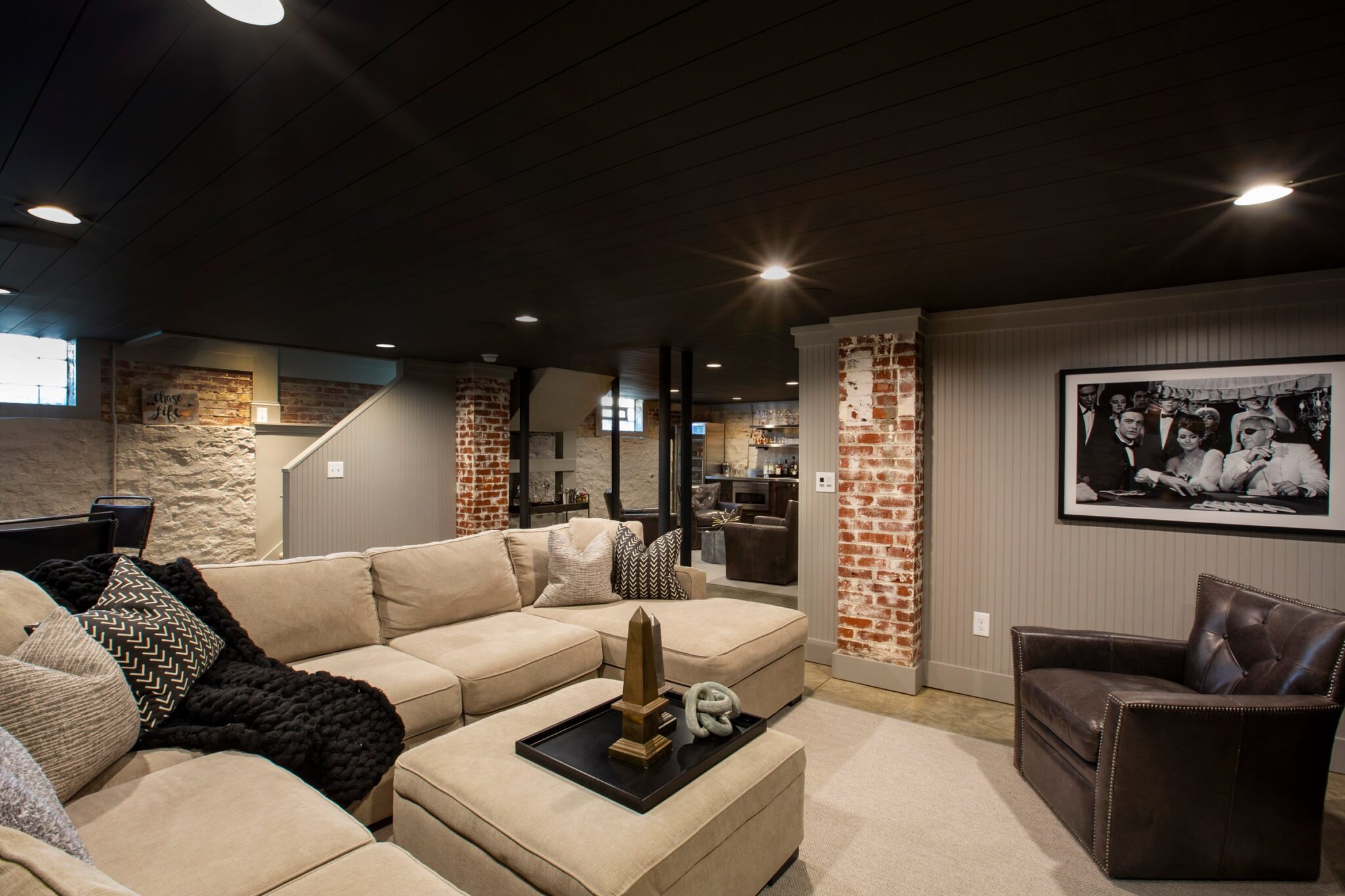 33 Trendy Basement Ceiling Ideas for a Stunning Finish - Addicted To ...