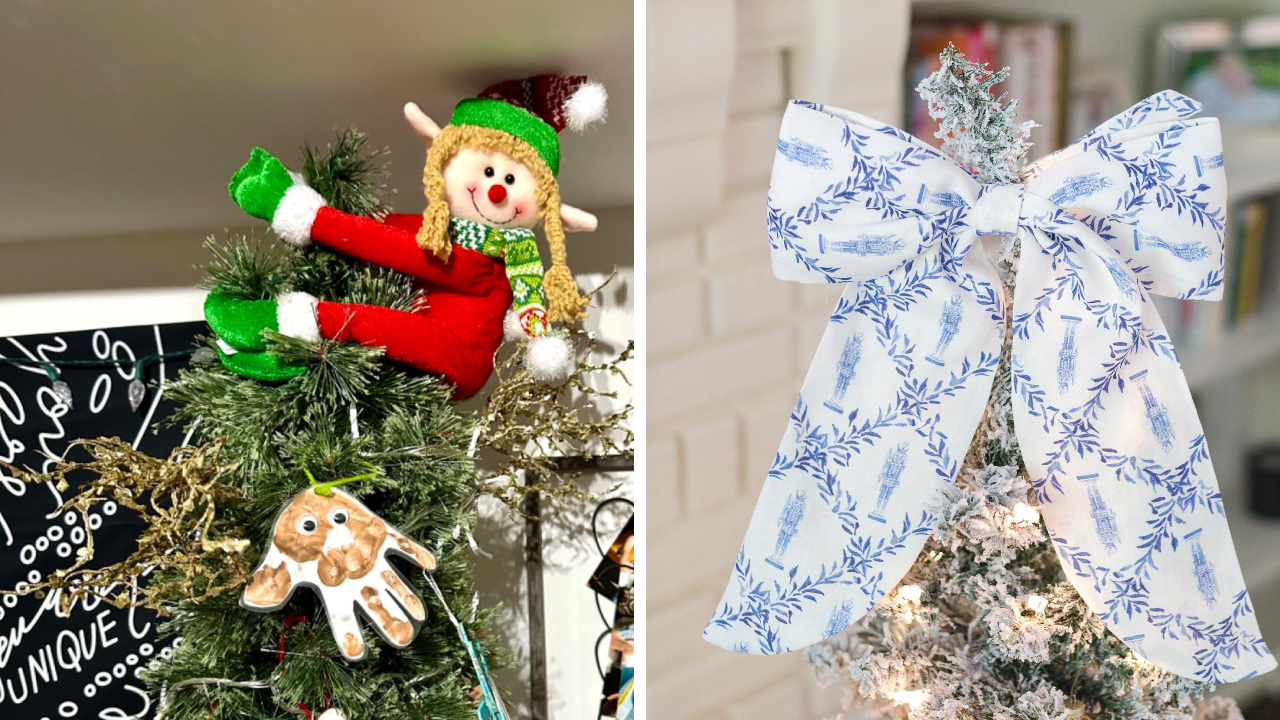 30 Trendy Christmas Tree Topper Ideas for 2024 - Addicted To Organization