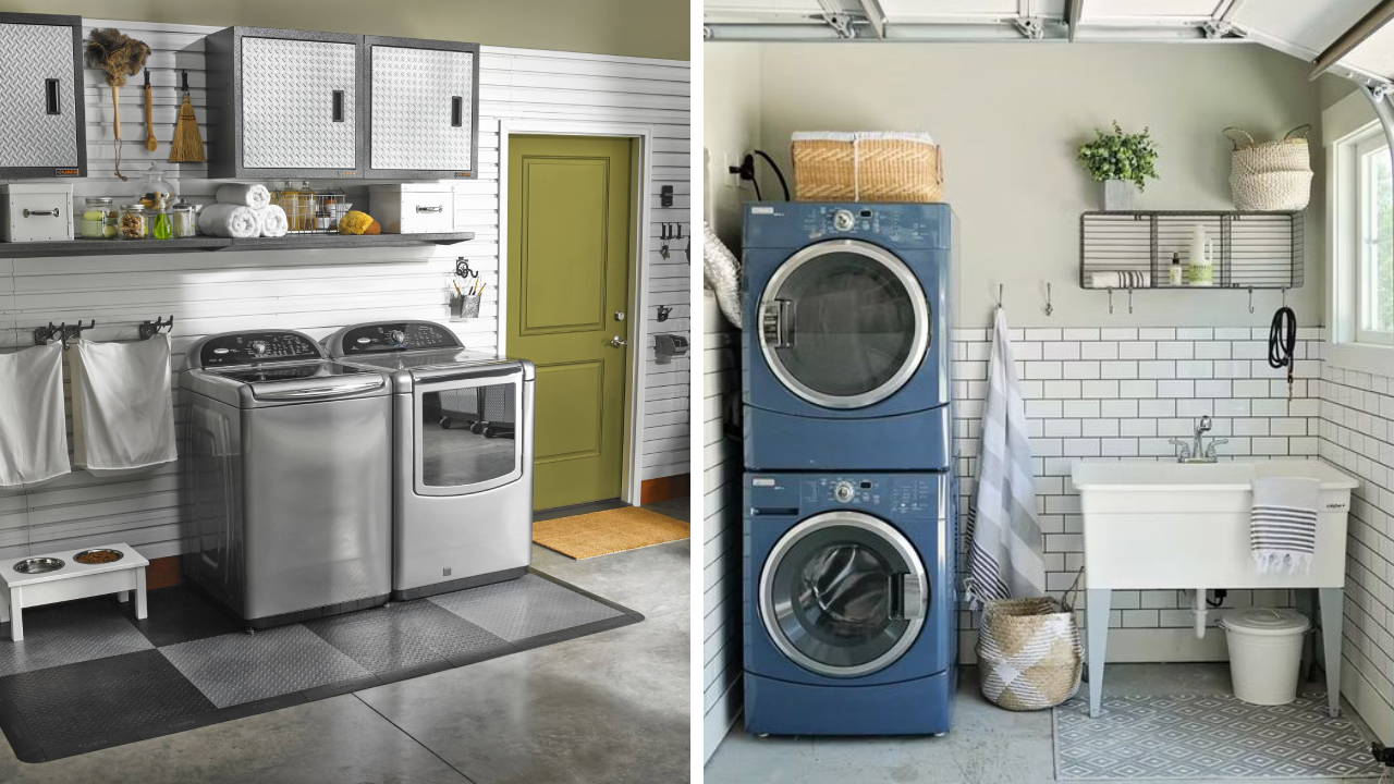 16 Garage Laundry Room Ideas You’ll Love - Addicted To Organization