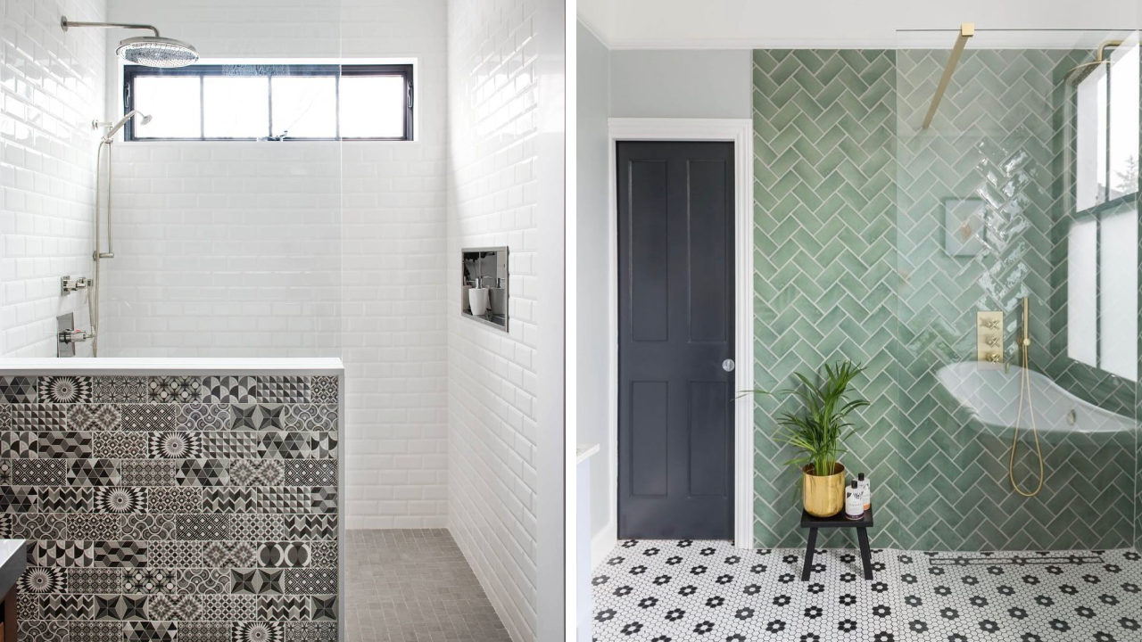 35 Modern Small Walk-In Shower Ideas No Doors - Addicted To Organization