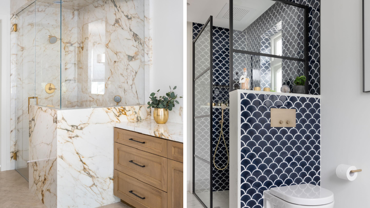 18 Stunning Walk In Shower with Half Wall Ideas - Addicted To Organization