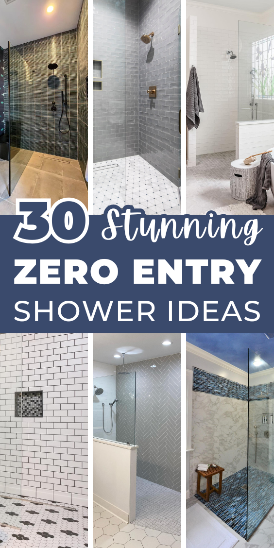 30 Stunning Zero Entry Shower Ideas That Wow - Addicted To Organization