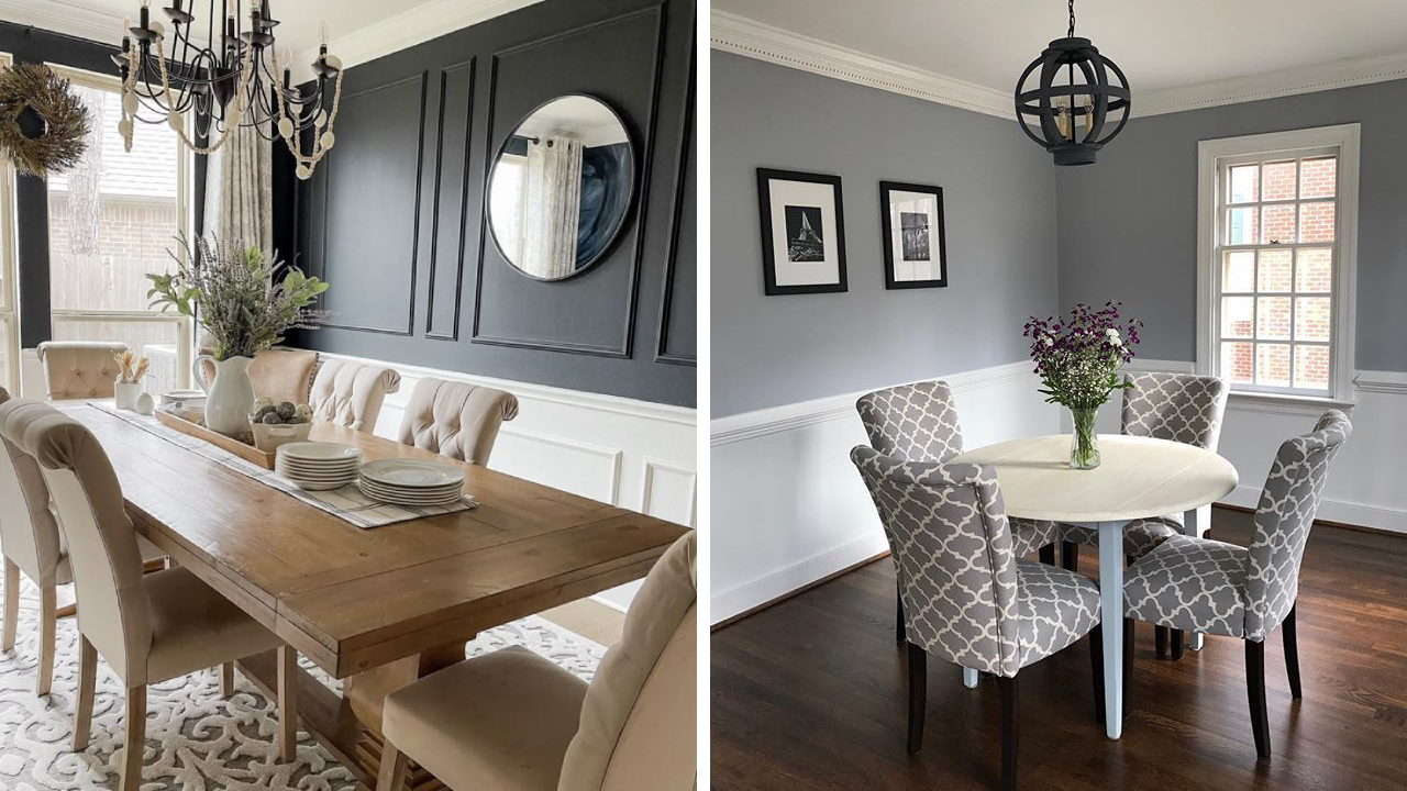 25 Grey Dining Room Ideas to Copy - Addicted To Organization