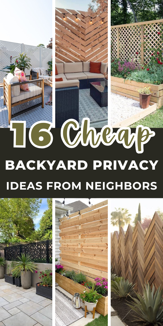 16 Backyard Privacy Ideas From Neighbors - Addicted To Organization