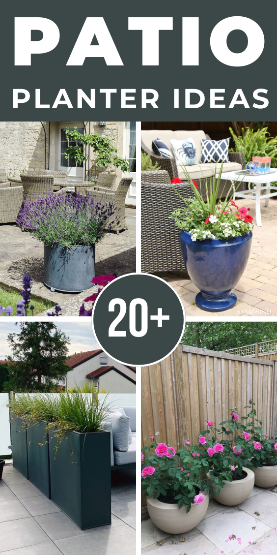 21 Gorgeous Patio Planter Ideas to Steal - Addicted To Organization