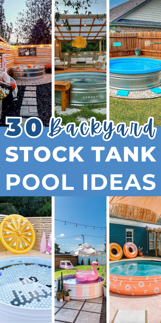 30 Cool Stock Tank Pool Ideas - Addicted To Organization
