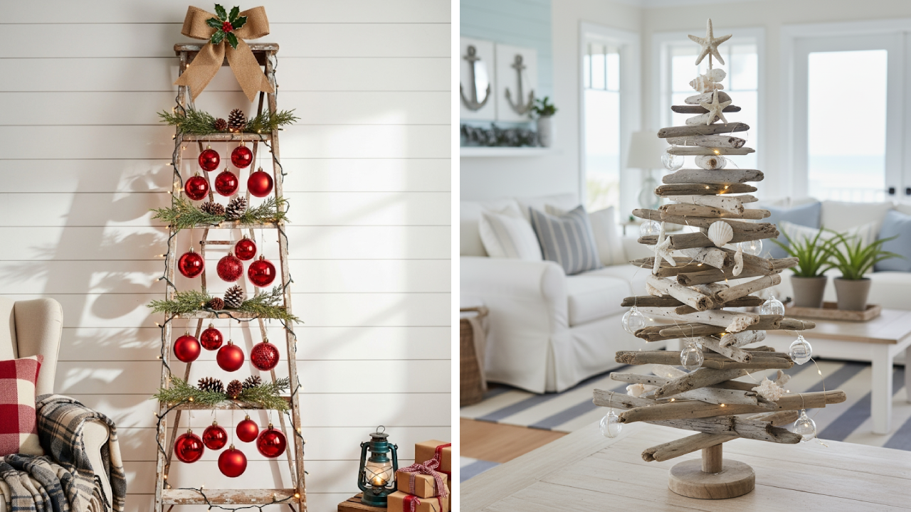 20 Stunning Wood Christmas Tree Ideas - Addicted To Organization