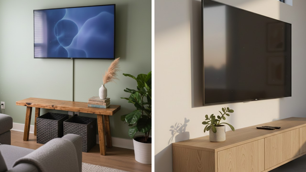 30 Stylish Under-TV Ideas for Any Living Room - Addicted To Organization