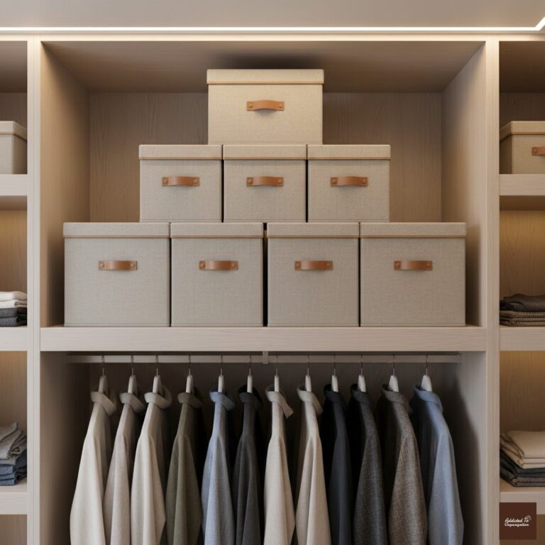 25 Genius Top of Closet Storage Ideas - Addicted To Organization