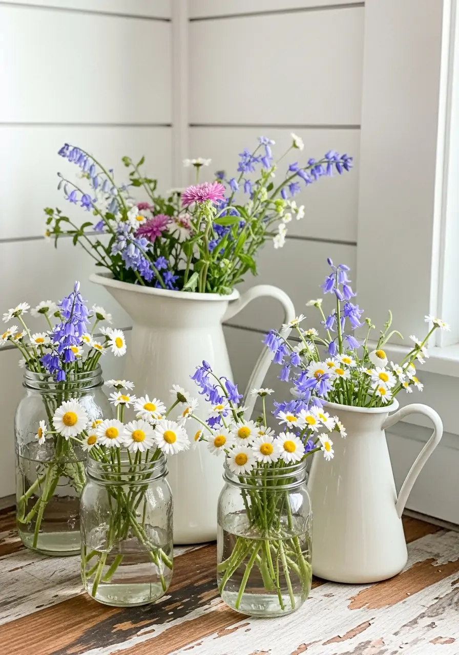 50 Farmhouse Spring Decor Ideas - Addicted To Organization