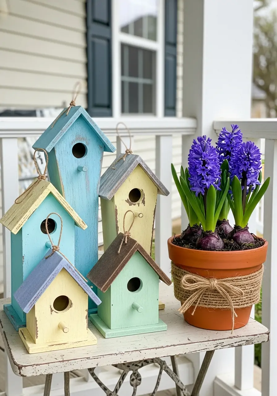 50 Spring Front Porch Decor Ideas - Addicted To Organization