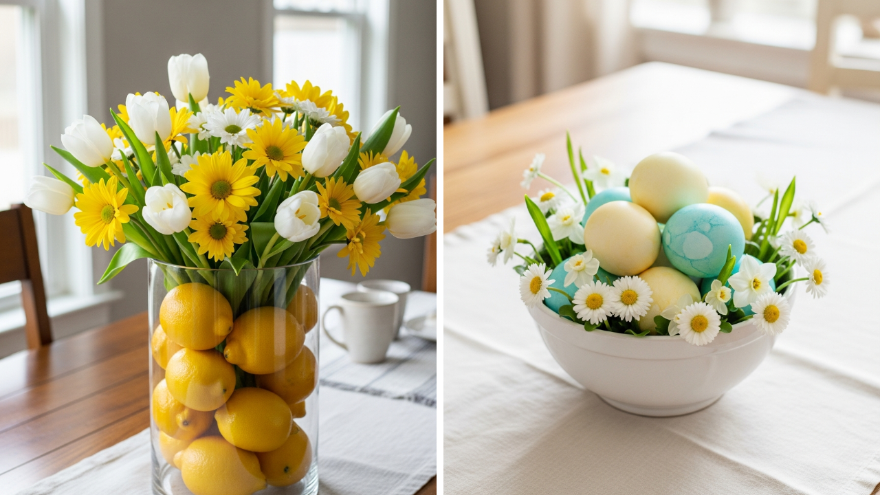 50 Simple Spring Centerpiece Ideas - Addicted To Organization
