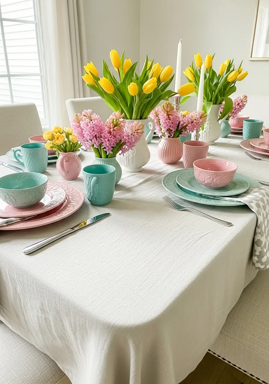 50 Beautiful Spring Table Decor Ideas - Addicted To Organization