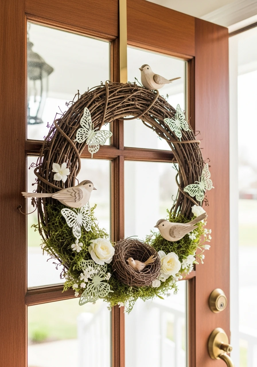 50 Spring Front Door Decor Ideas - Addicted To Organization