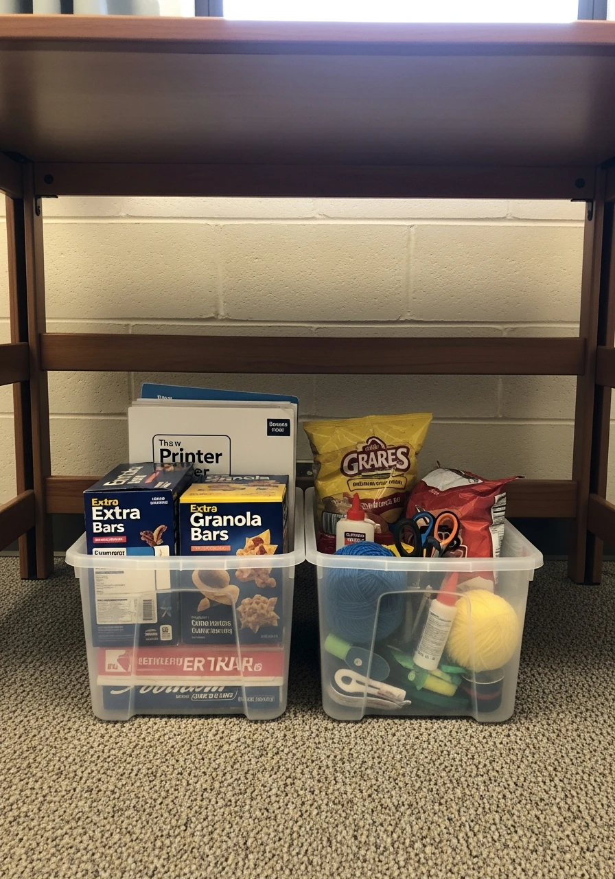 50 Genius College Dorm Desk Ideas - Addicted To Organization