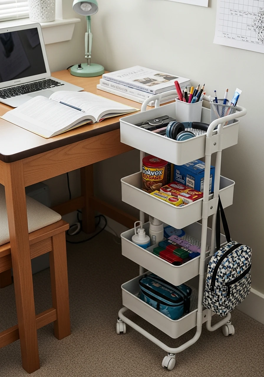 50 Genius College Dorm Desk Ideas - Addicted To Organization