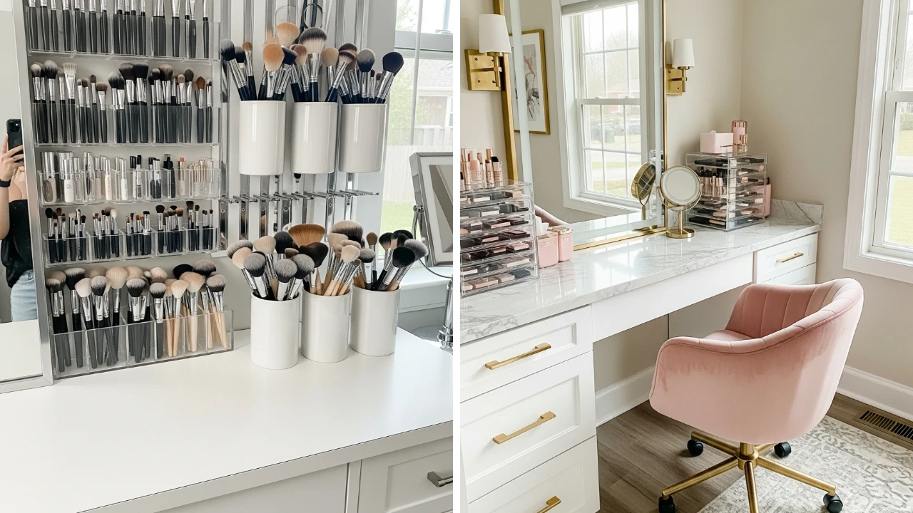 50 Makeup Room Ideas - Addicted To Organization