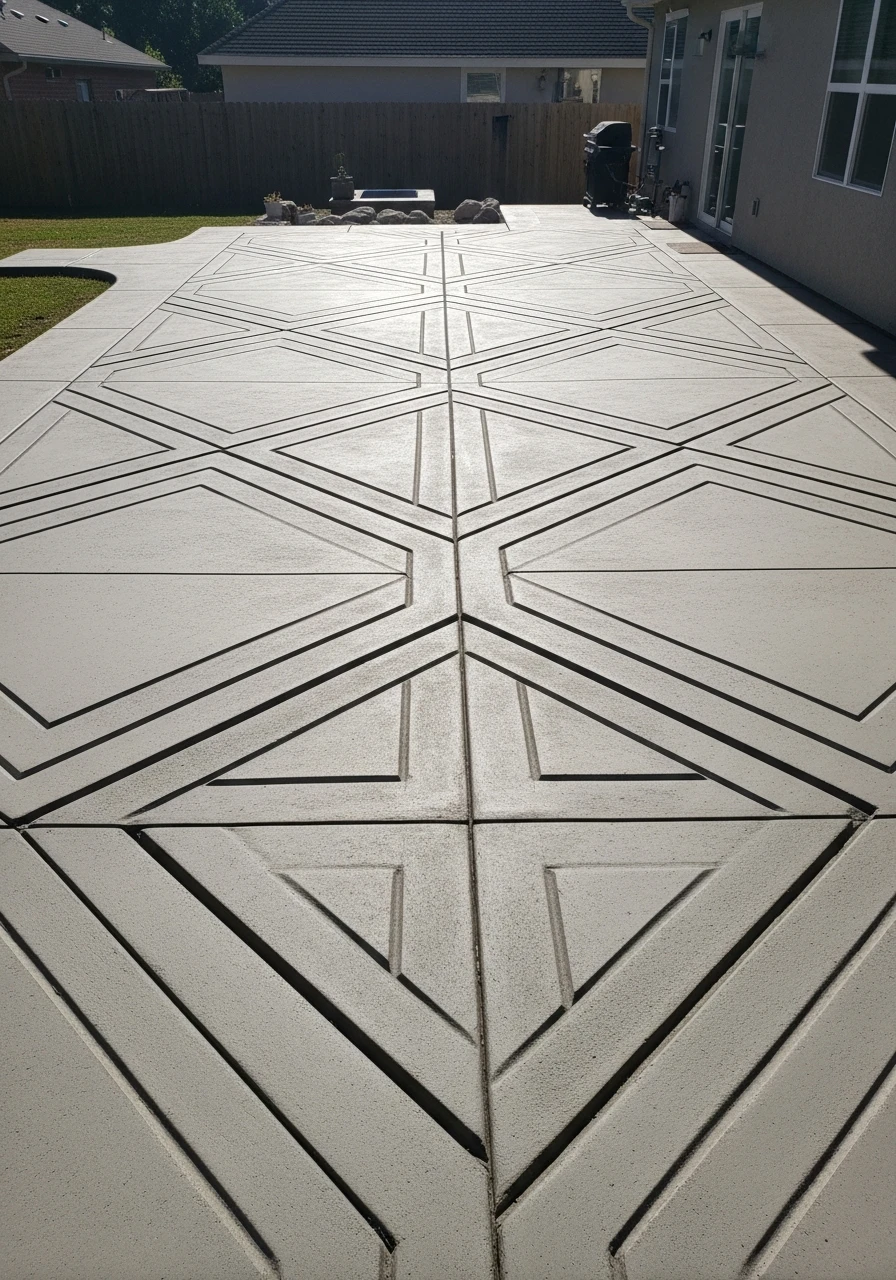 50 Concrete Patio Ideas - Addicted To Organization