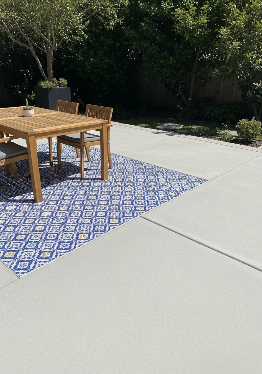 50 Concrete Patio Ideas - Addicted To Organization