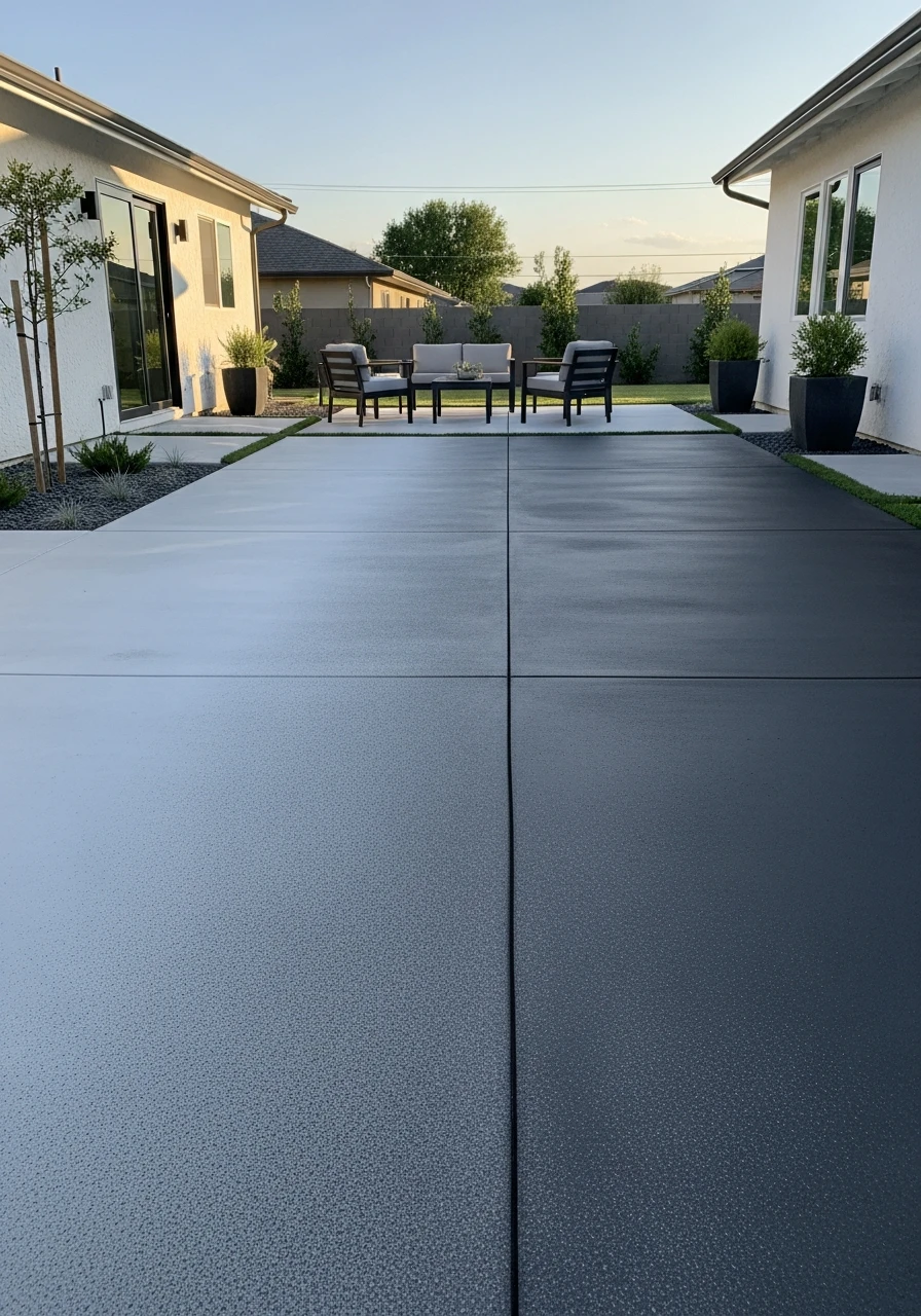 50 Concrete Patio Ideas - Addicted To Organization